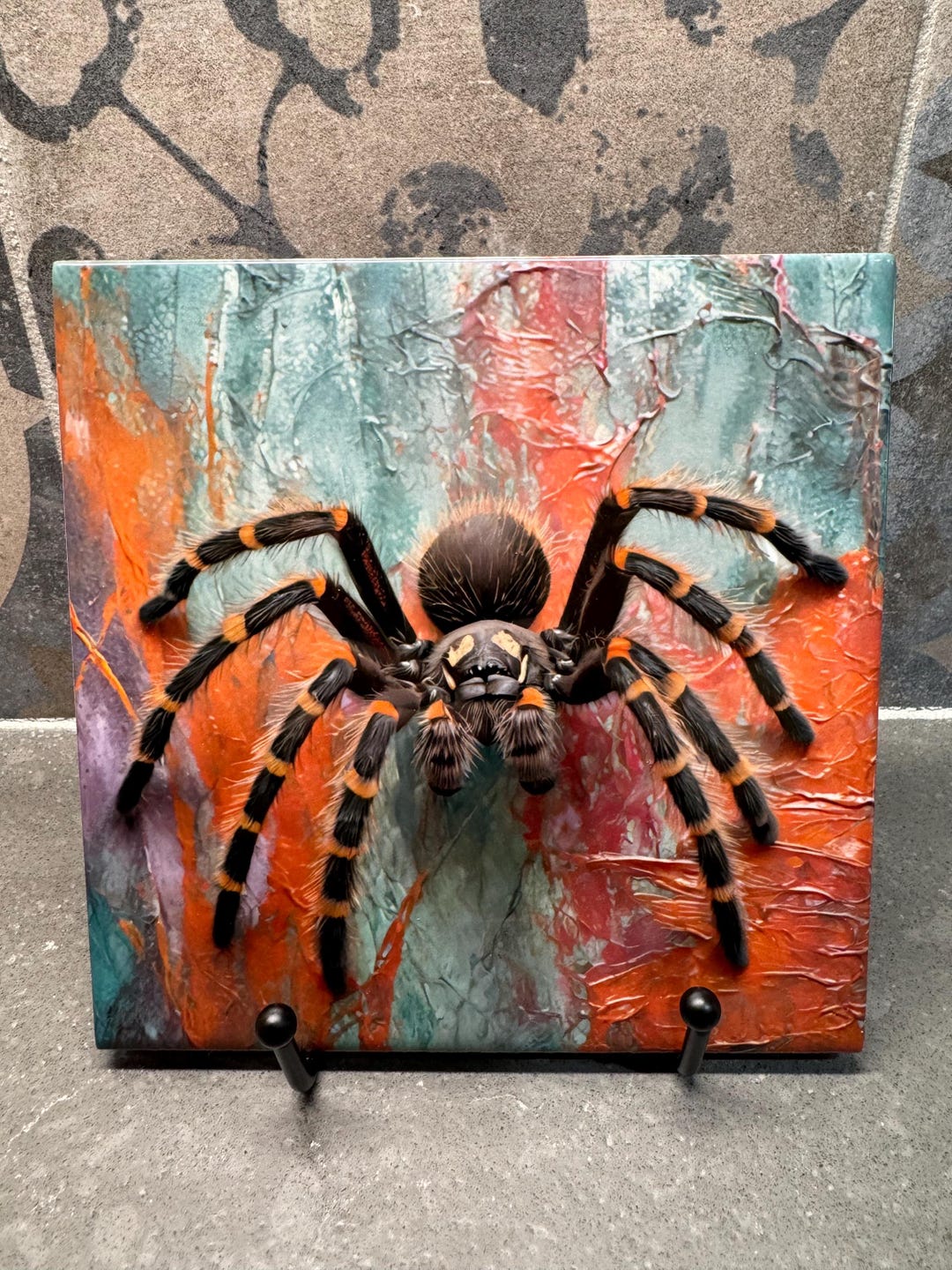 Halloween Tarantula Spider Trivets for Hot Dishes, Hot Plate Coaster ...