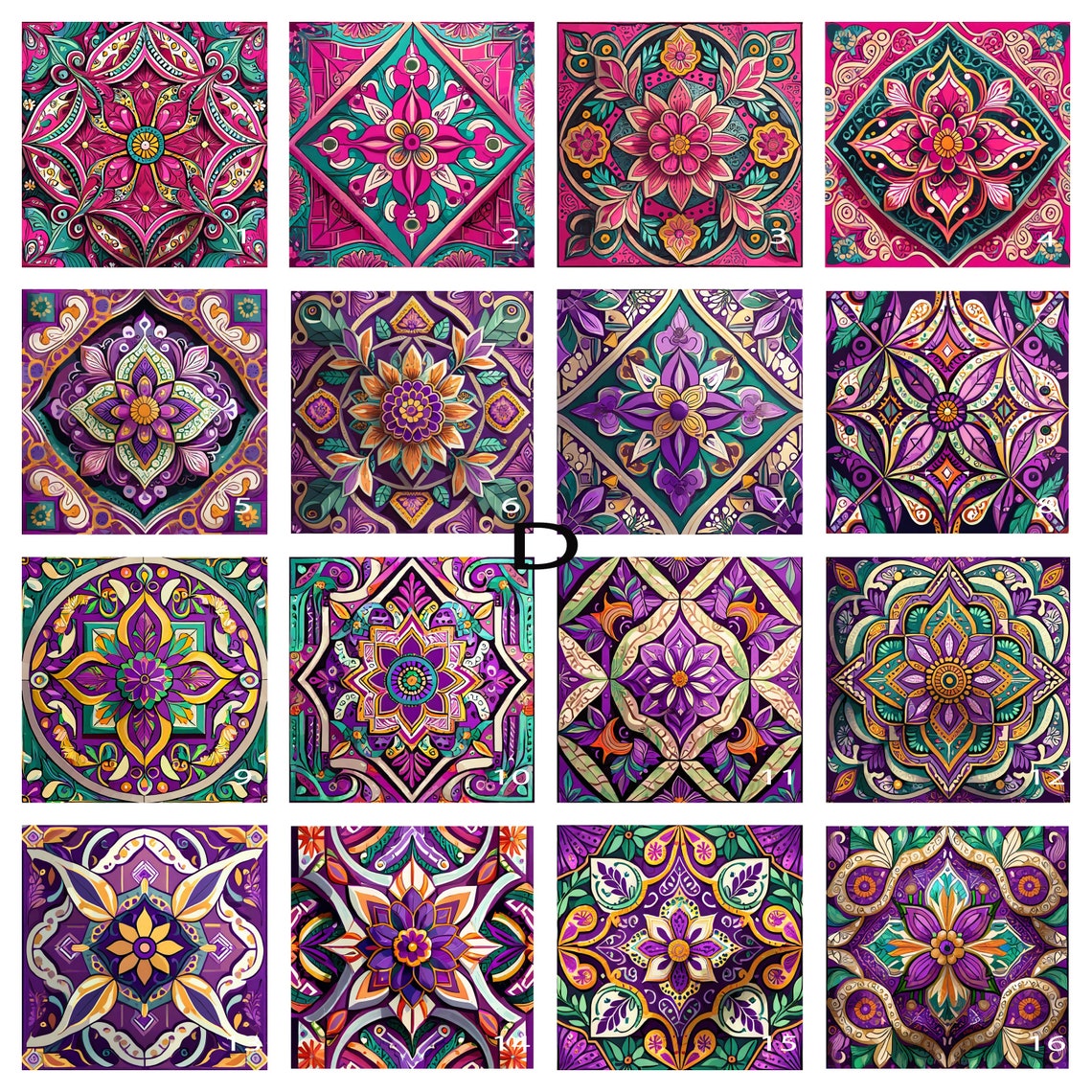 96 Designs 6x6 Ceramic Tile Trivet. Mexican Style Tile Trivet for Hot ...