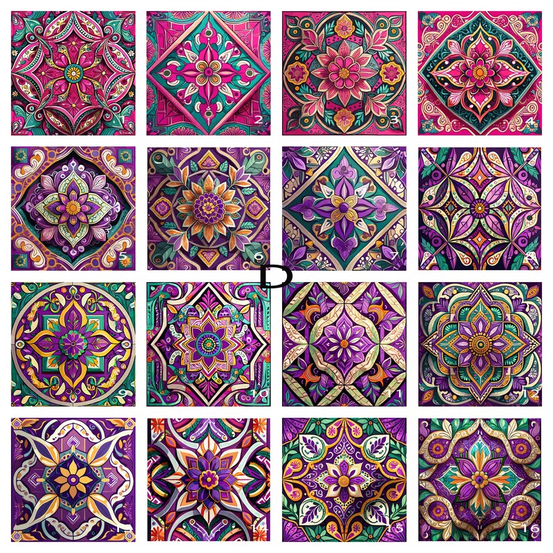 96 Designs 6x6 Ceramic Tile Trivet. Mexican Style Tile Trivet for Hot ...