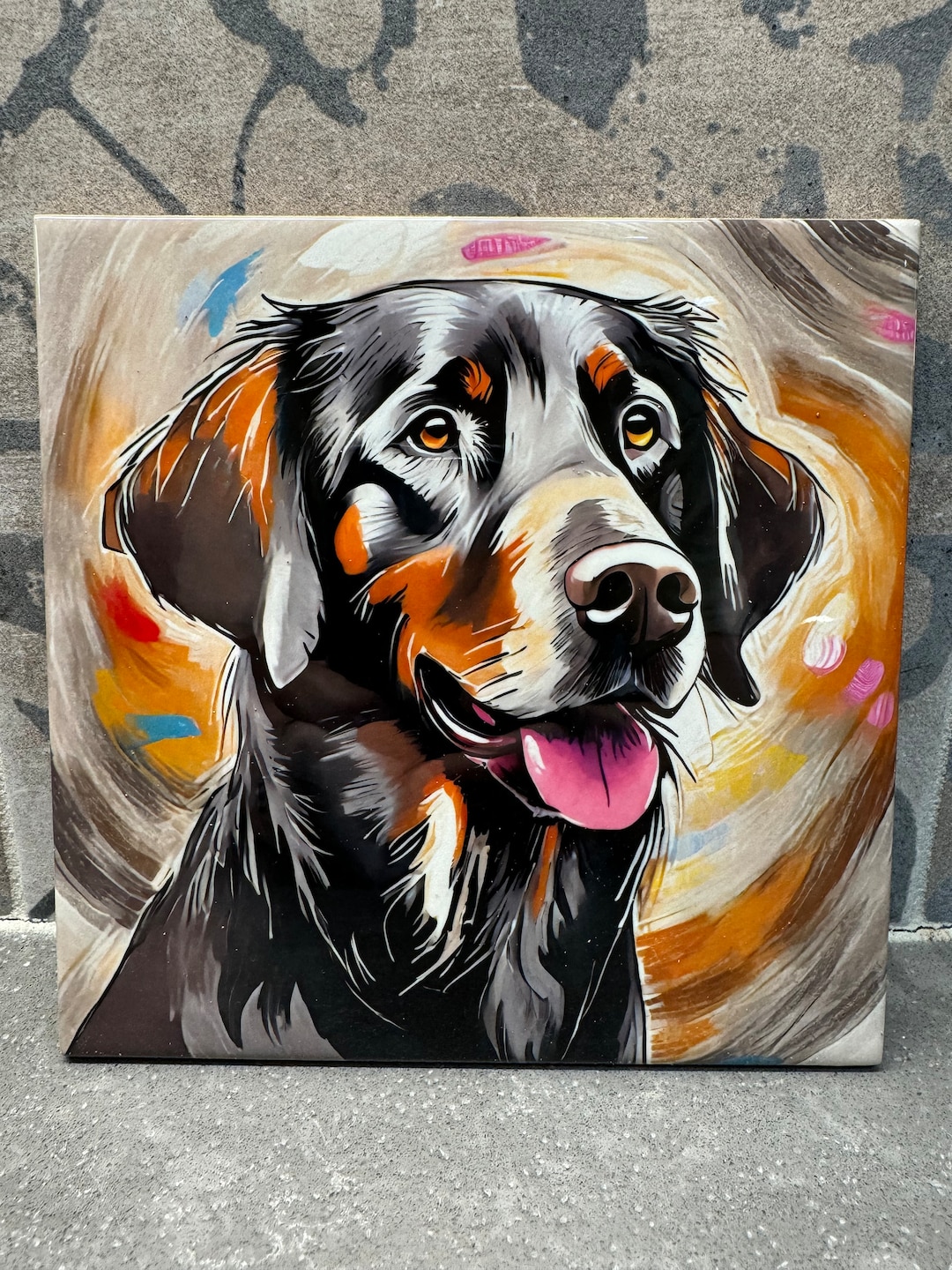 Chocolate Lab Trivet. Labrador Retriever Trivets. Hot Plate. 6"x6 ...