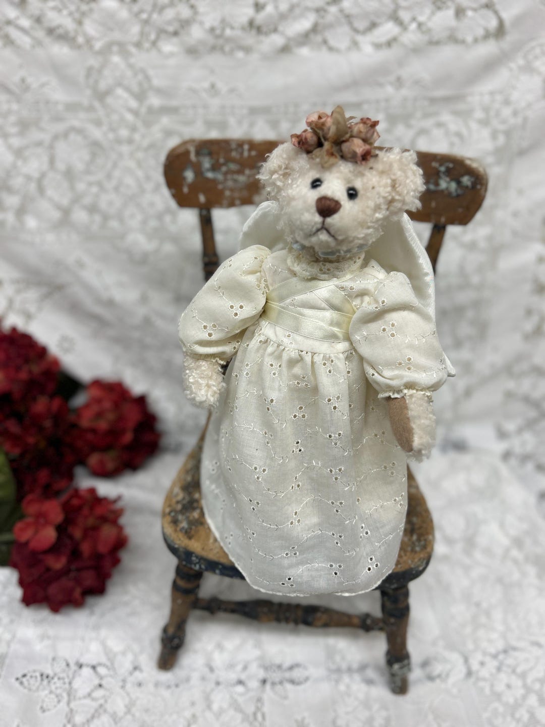 Vintage Angel Teddy Bear - Etsy
