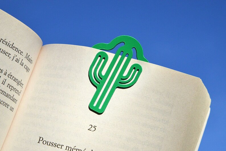 Bookmark Cactus Cacti Spiky Desert Plant Summer Succulent - Etsy