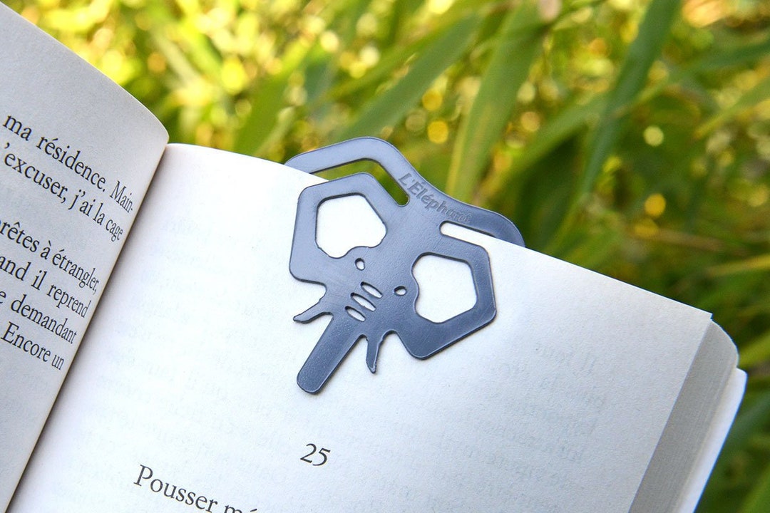Bookmark Elephant Theme Animal Savanna Bookmark Animal Elephant Book ...