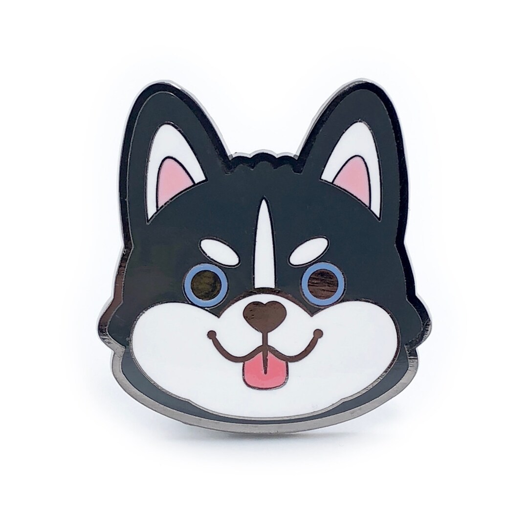 Doggofashion Husky Head Enamel Pin for Jackets Hats Backpacks Decor - Etsy