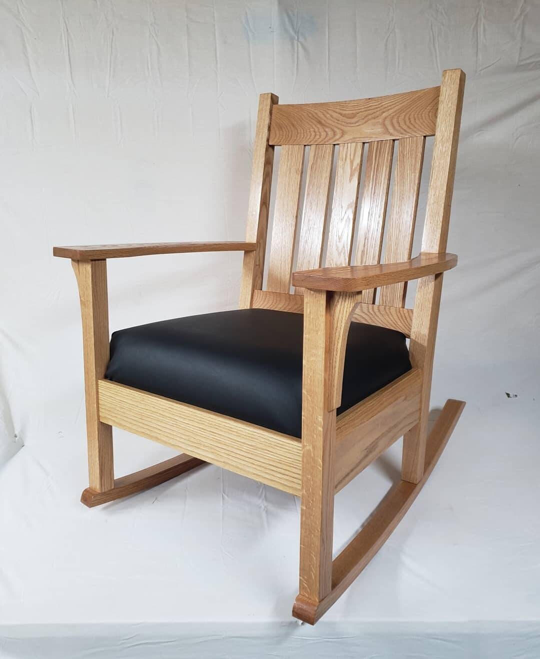 Craftsman/ Art & Crafts Style Rocking Chair Handcrafted With - Etsy