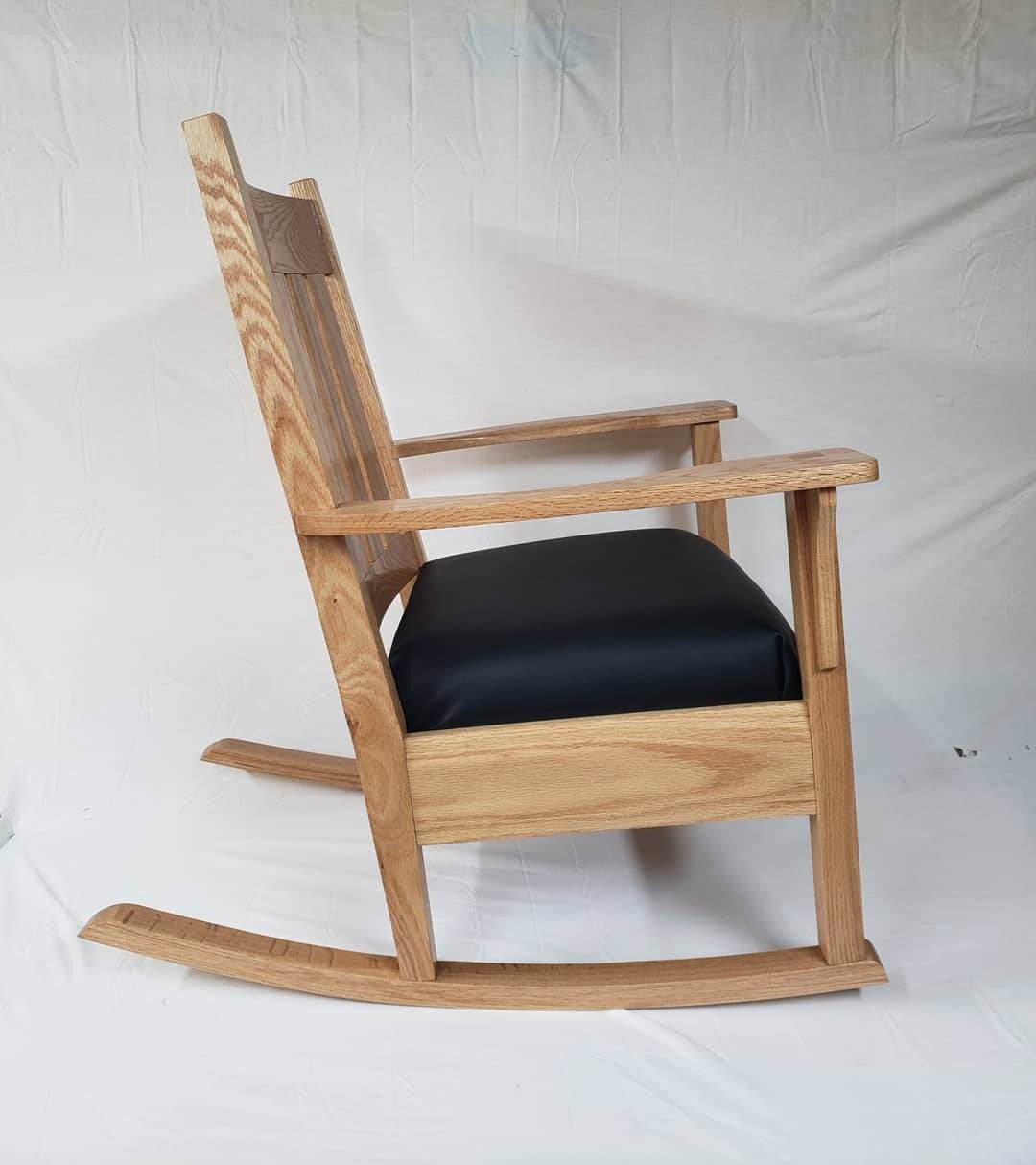 Craftsman/ Art & Crafts Style Rocking Chair Handcrafted With ...