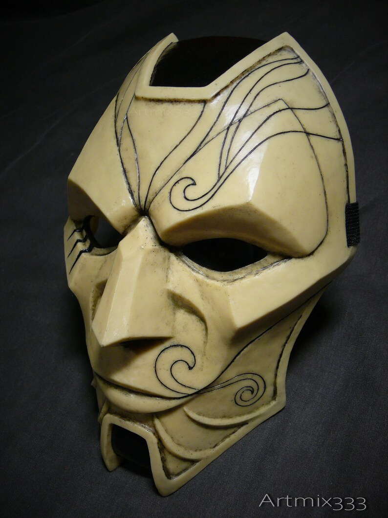 Jhin mask League of Legends | Etsy