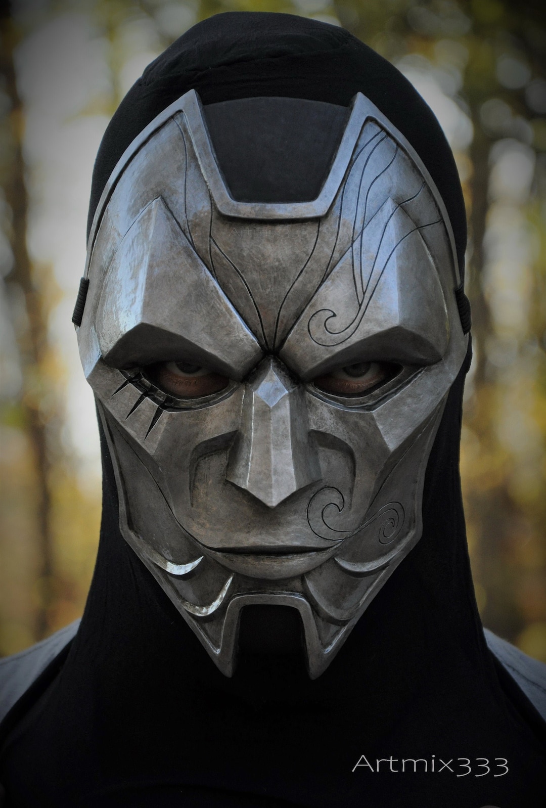 Jhin Mask - League of Legends - Etsy