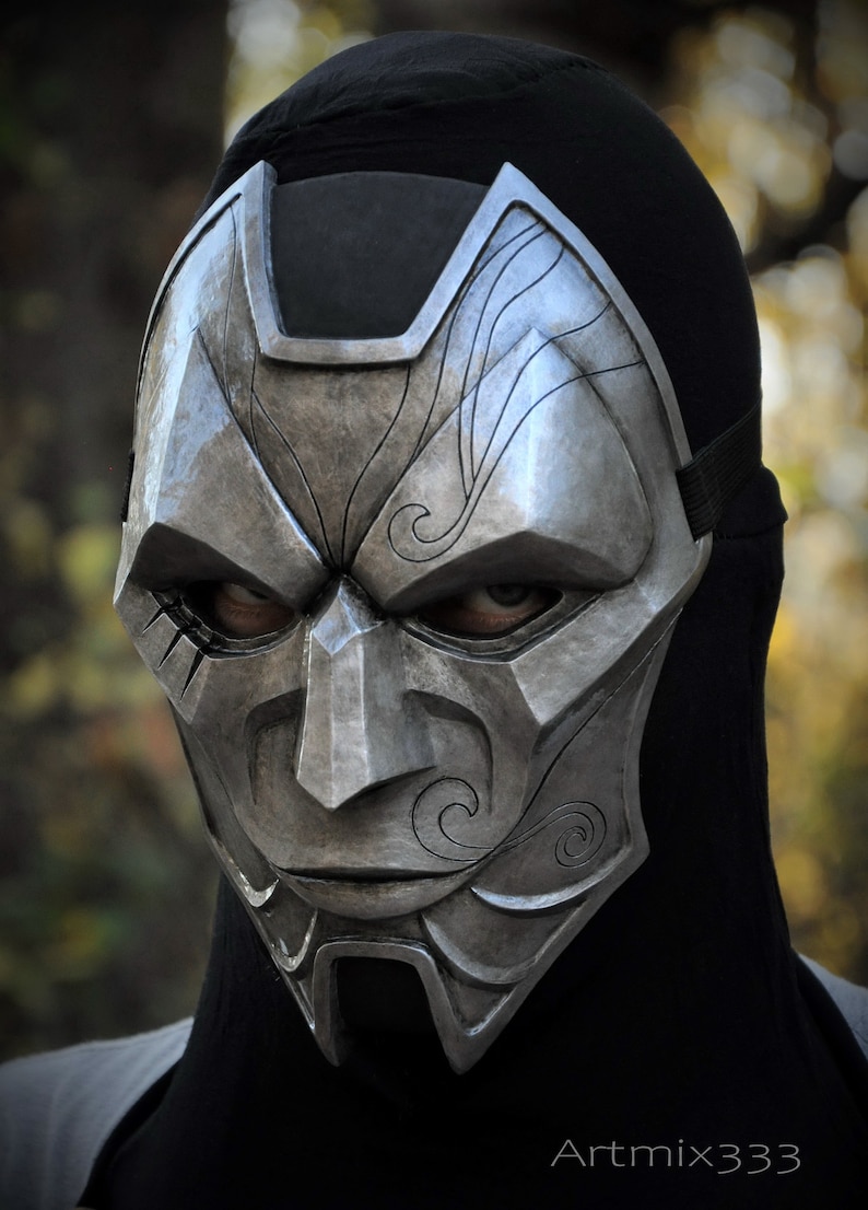 Jhin mask League of Legends | Etsy