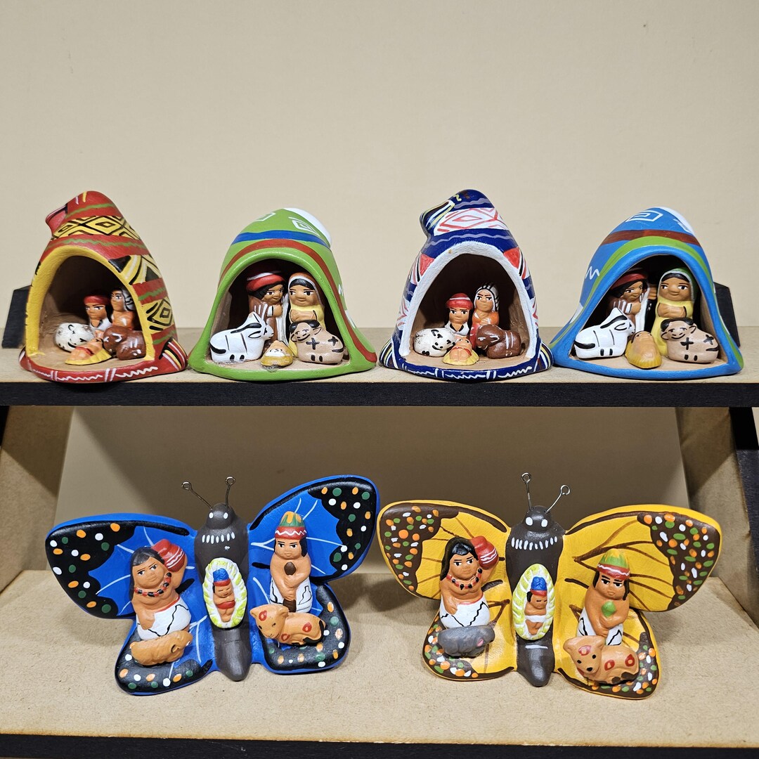 Peruvian Nativity, Handmade in Clay, Andenan Chritmas Nativity, Scene ...