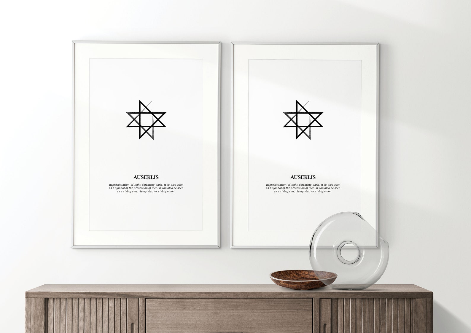 Auseklis, Latvian Symbolic, Ethnic Symbols, Wall Art, Digital Printable ...