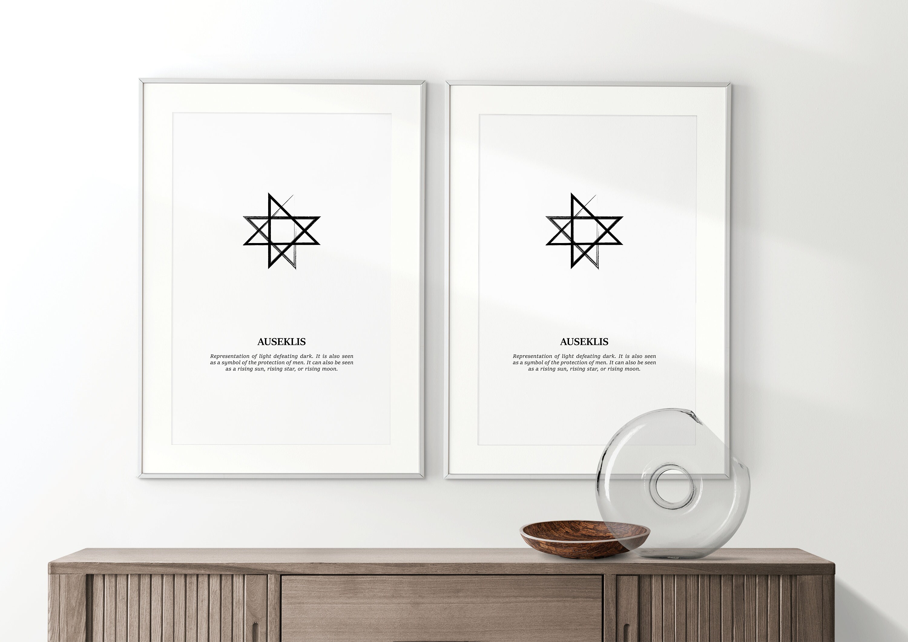 Auseklis, Latvian Symbolic, Ethnic Symbols, Wall Art, Digital Printable ...