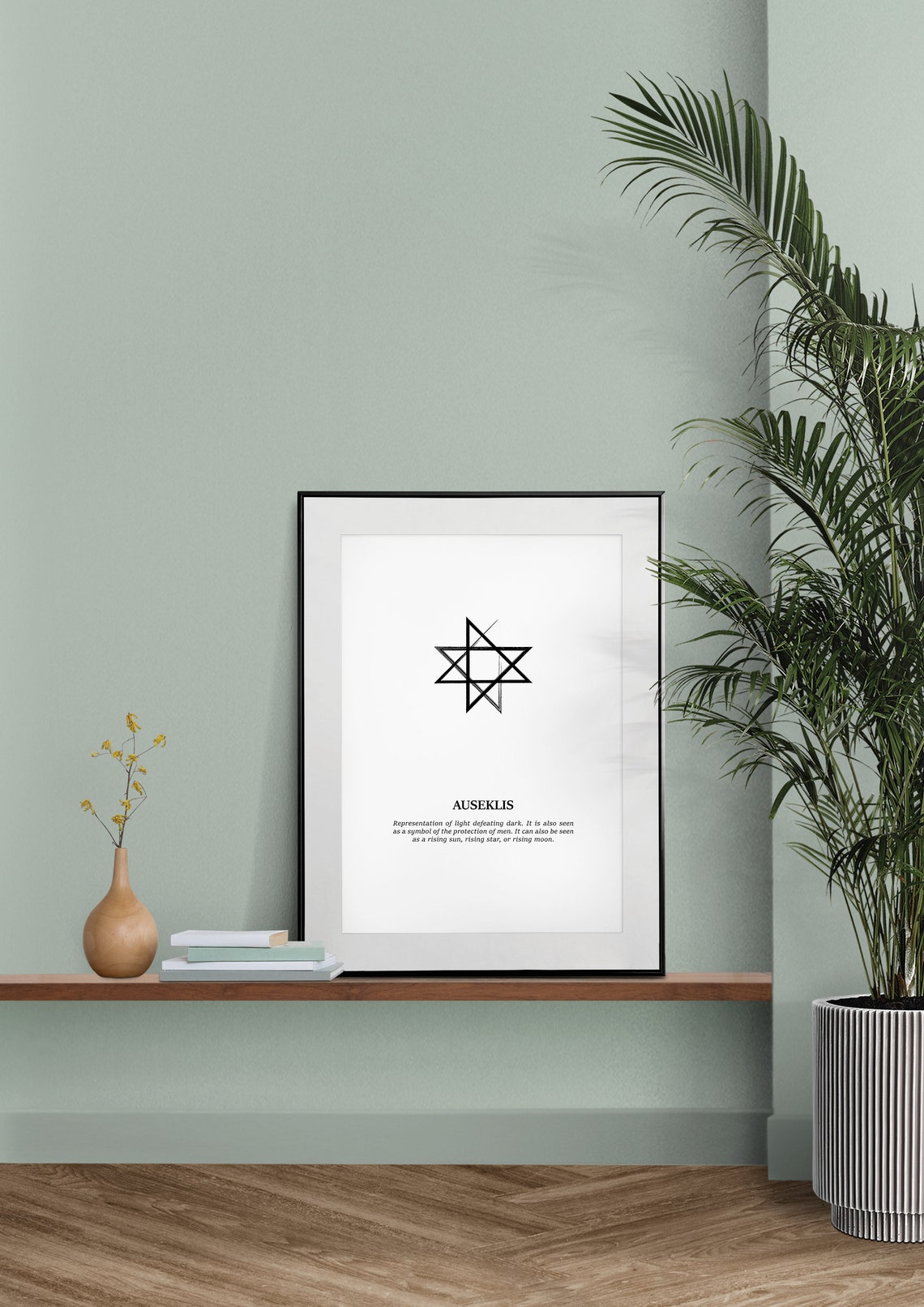 Auseklis, Latvian Symbolic, Ethnic Symbols, Wall Art, Digital Printable ...