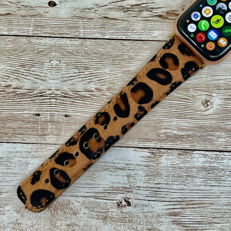 Leopard Apple Watch Band 38mm 40mm 41 Mm 42mm 44mm 45 Mm - Etsy