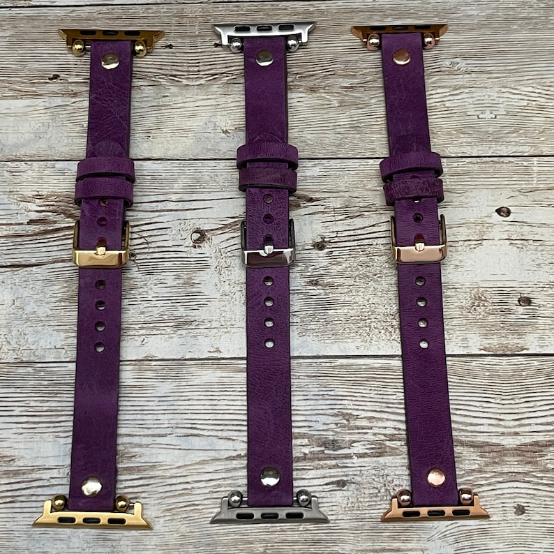 Purple Apple Watch Band, 42mm, 38mm, 40mm, 44mm for Series 1-2-3-4-5-6 ...