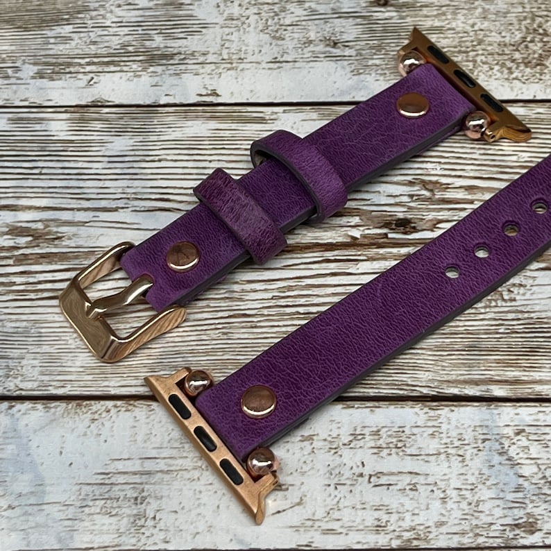 Purple Apple Watch Band, 42mm, 38mm, 40mm, 44mm for Series 1-2-3-4-5-6 ...