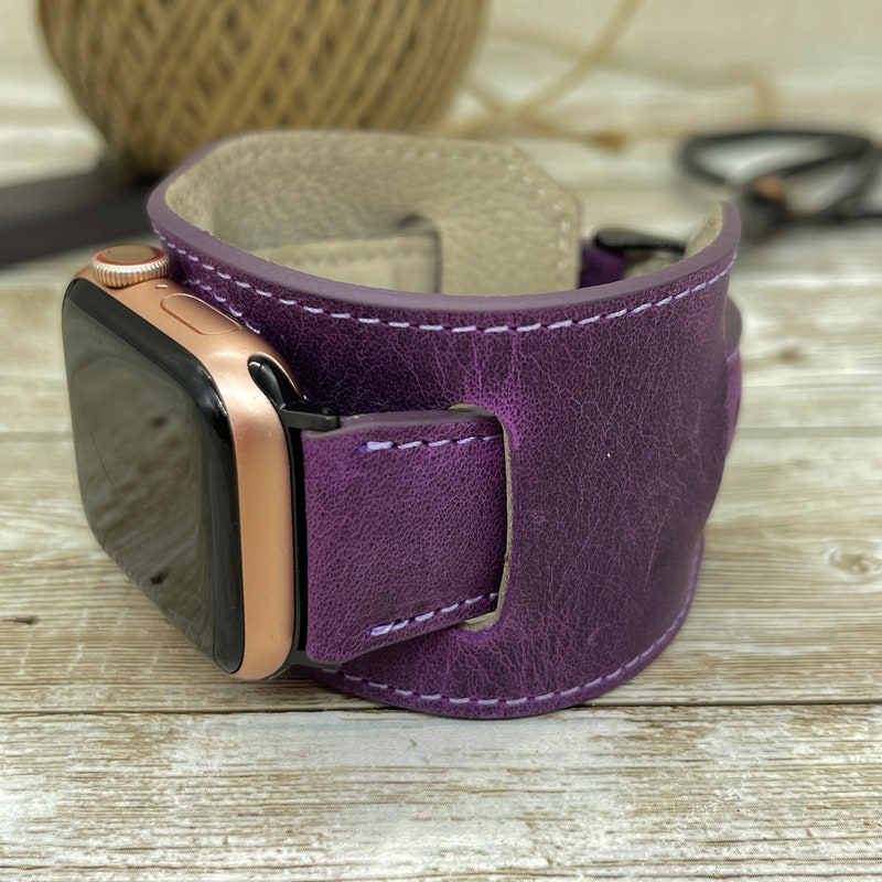 Leather Cuff Watch Women - Etsy
