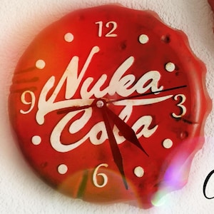 Non Official / Functional Wall Nuka Cola Clock / Game Fallout / Clock ...