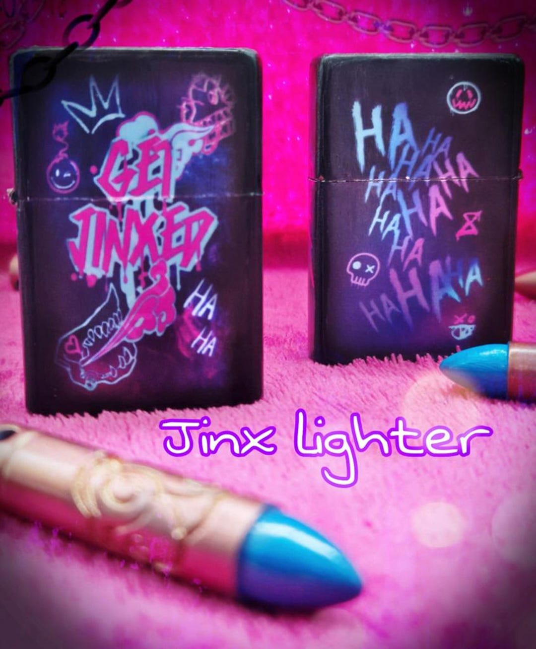 Flip Top Lighter Jinx / Jinx Lighter / Fan Art / Flip Top / Non ...