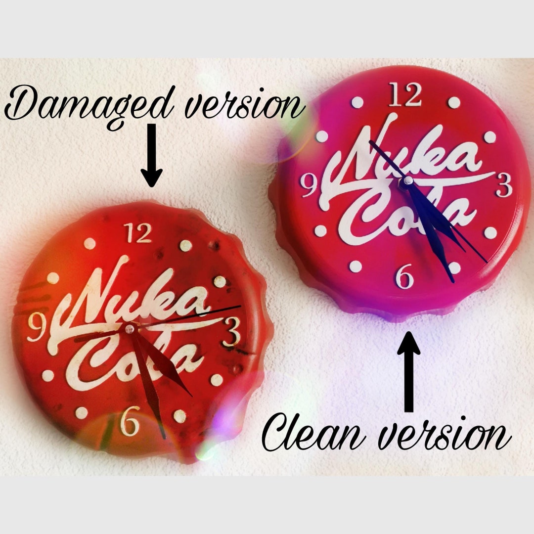 Non Official / Functional Wall Nuka Cola Clock / Game Fallout / Clock ...