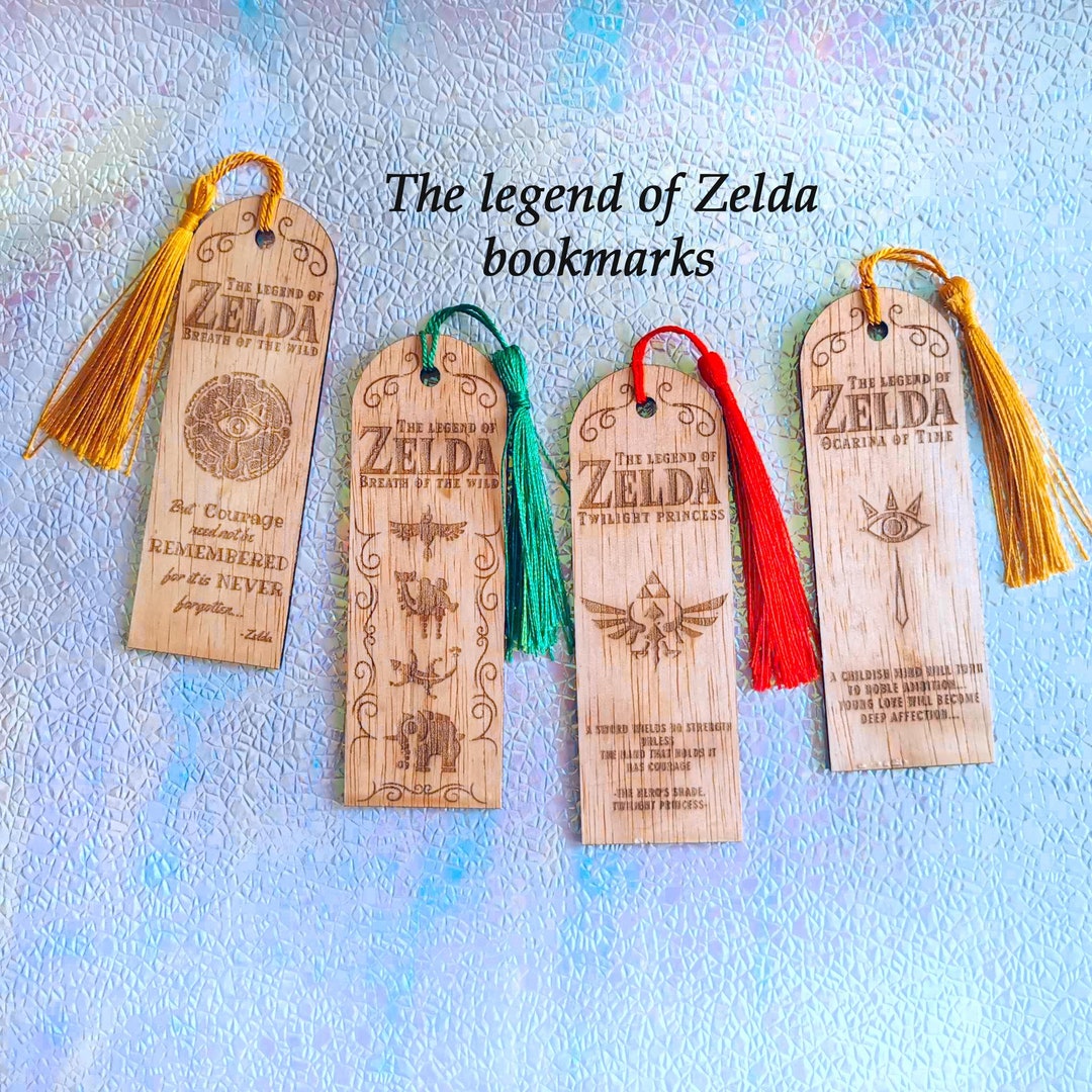 Inspired / the Legend of Zelda Bookmarks / TLOZ Breath of the Wild ...