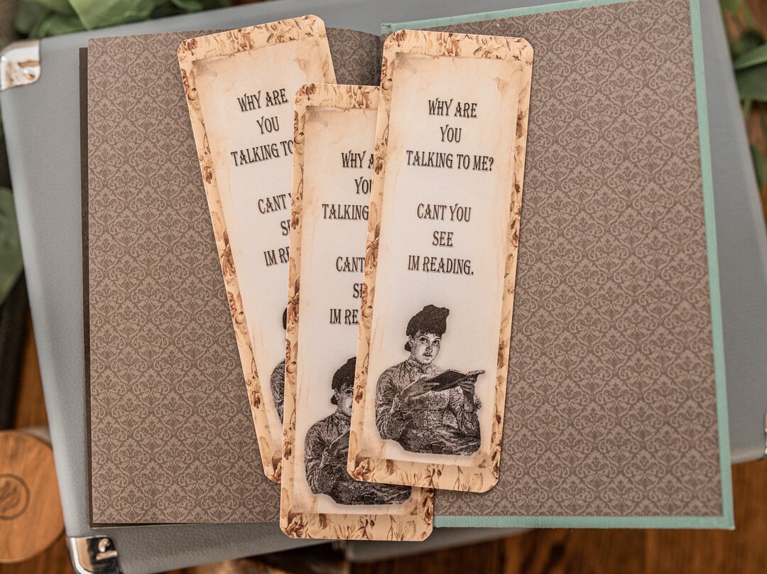 Sassy Lady Laminated Bookmark, Why Are You Talking to Me - Etsy