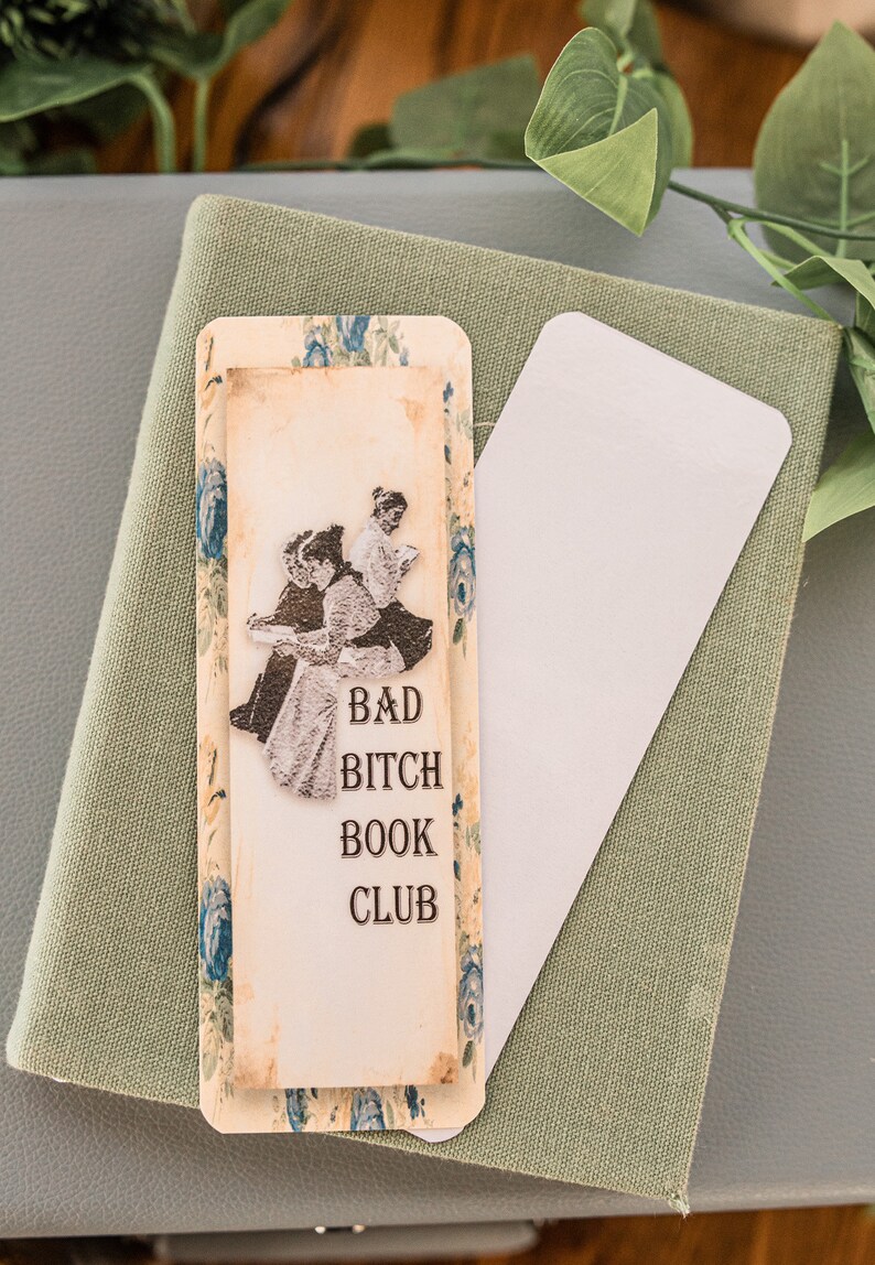Sassy Swearing Ladies Laminated Bookmark Bad Bitch Book Club - Etsy