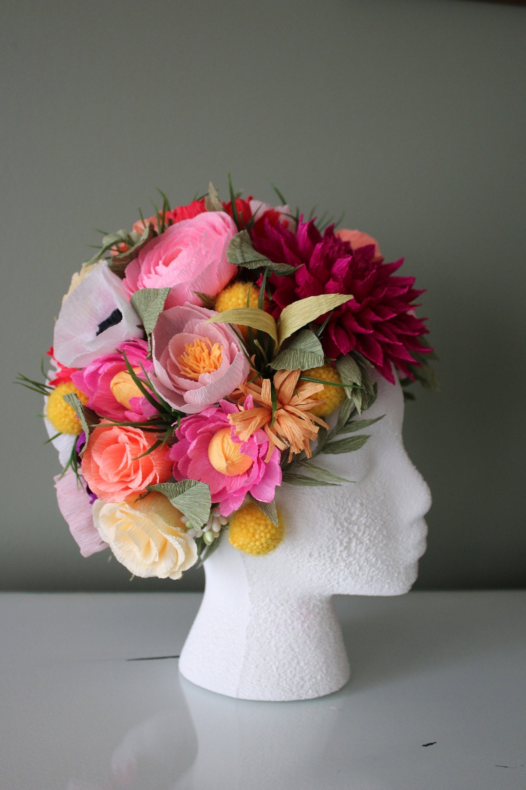 Flower Head Arrangement - Etsy