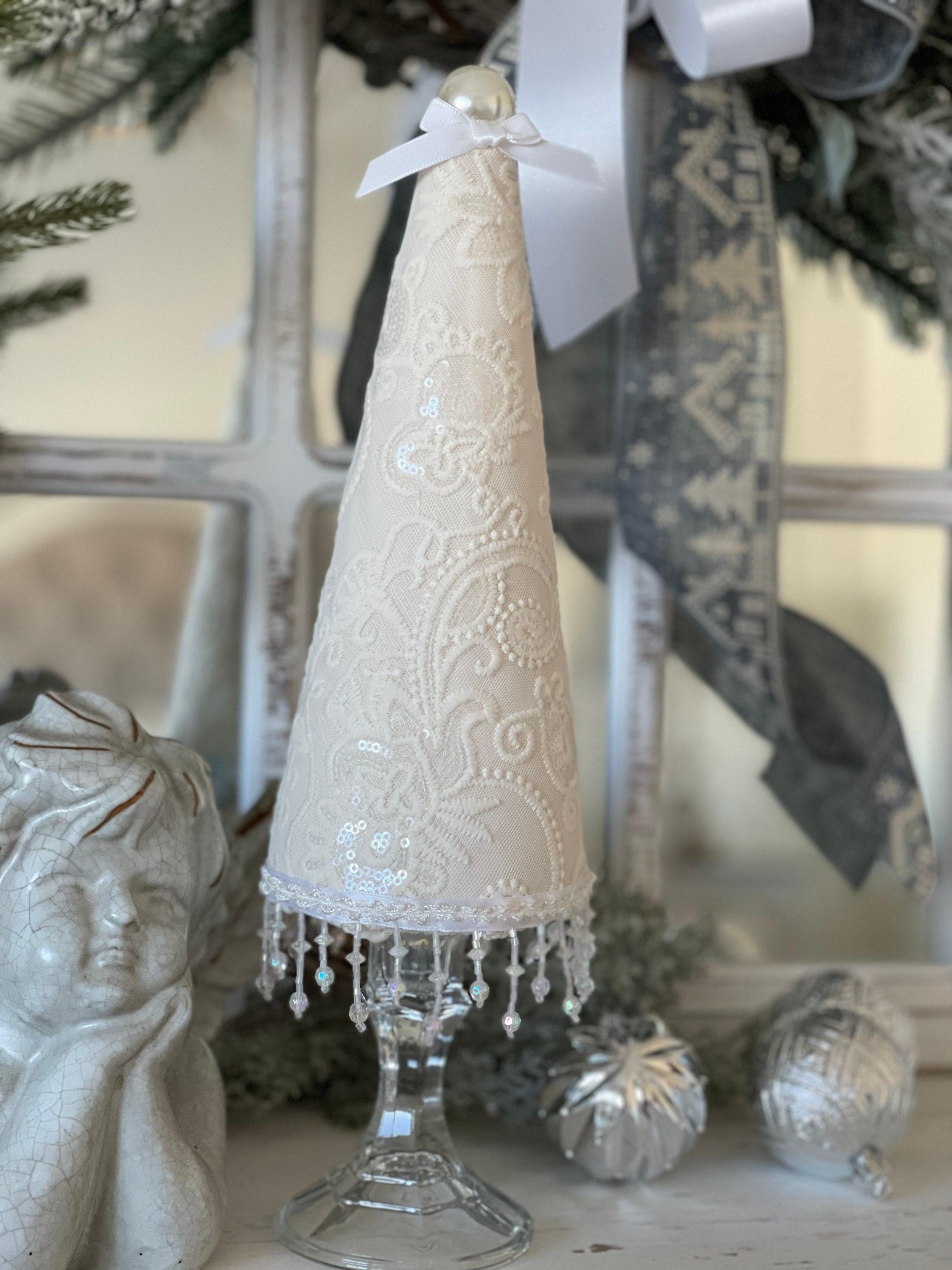 Lace Christmas Tree 14.5 - Etsy