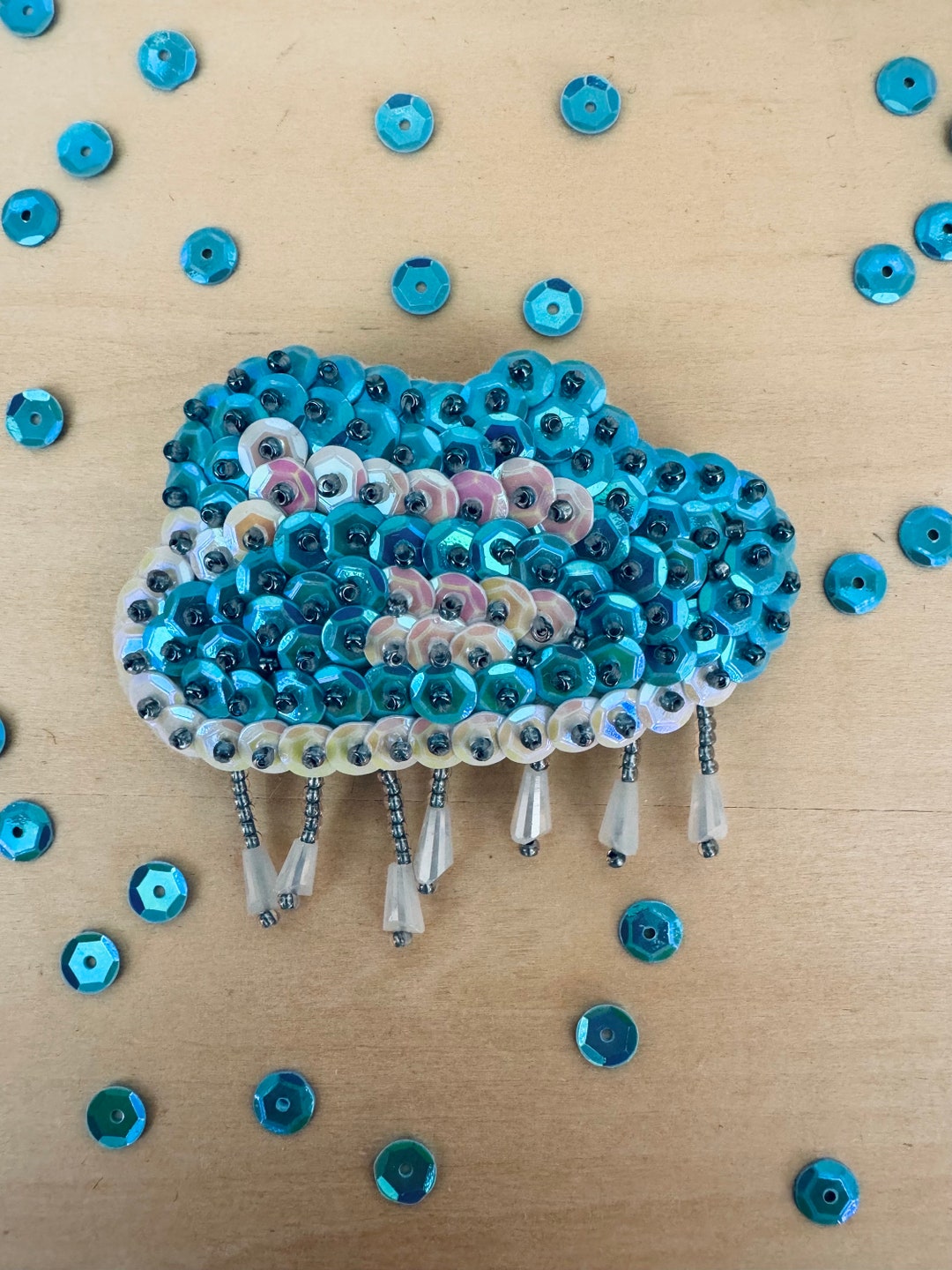 CLOUD BROOCH; Cloud Brooch for Girls; Colorful Girls Accessories ...