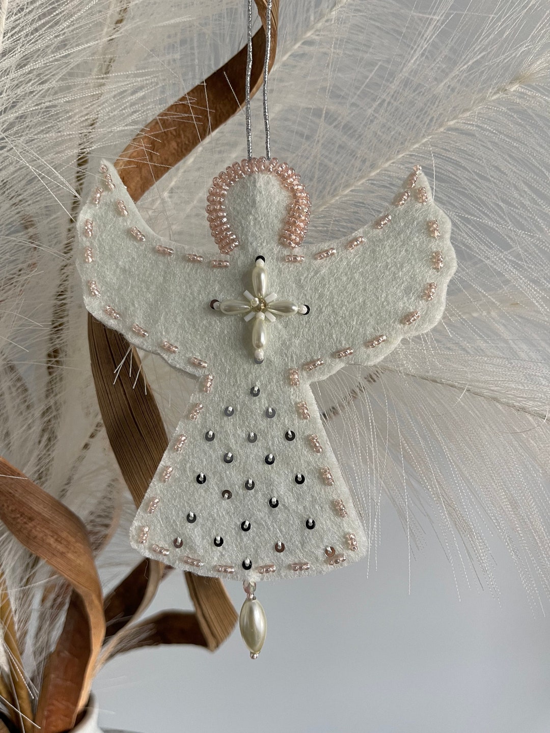 Archangel Chamuel Christmas Ornament Angel Ornament for Christmas Tree ...