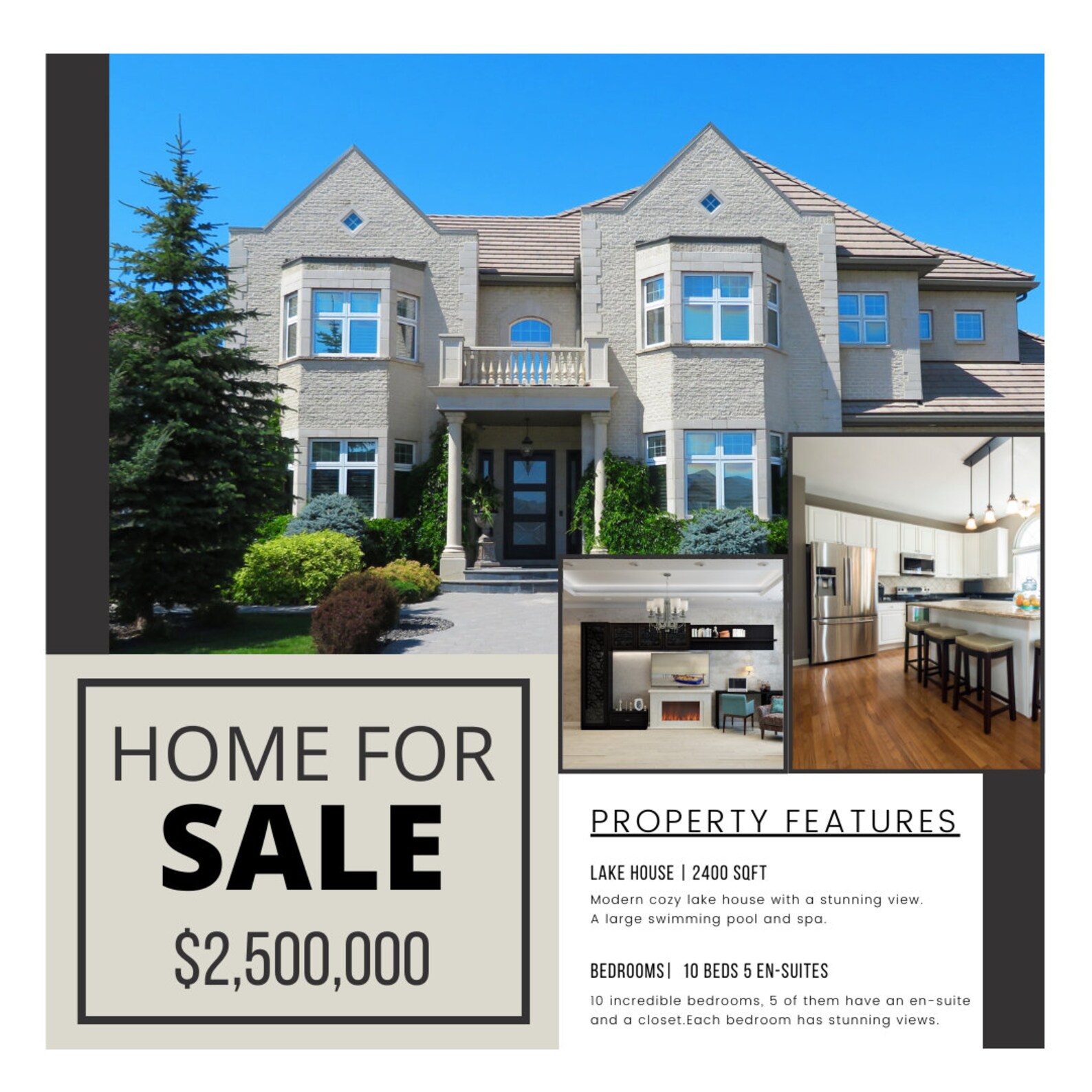 Real Estate Templates 20 Editable Real Estate Marketing - Etsy UK