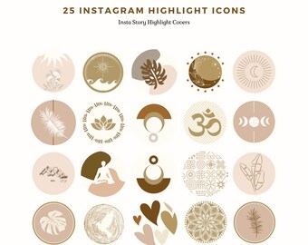 Insta Highlight Story Icons, Instagram Set, Covers, Trendcolor ...