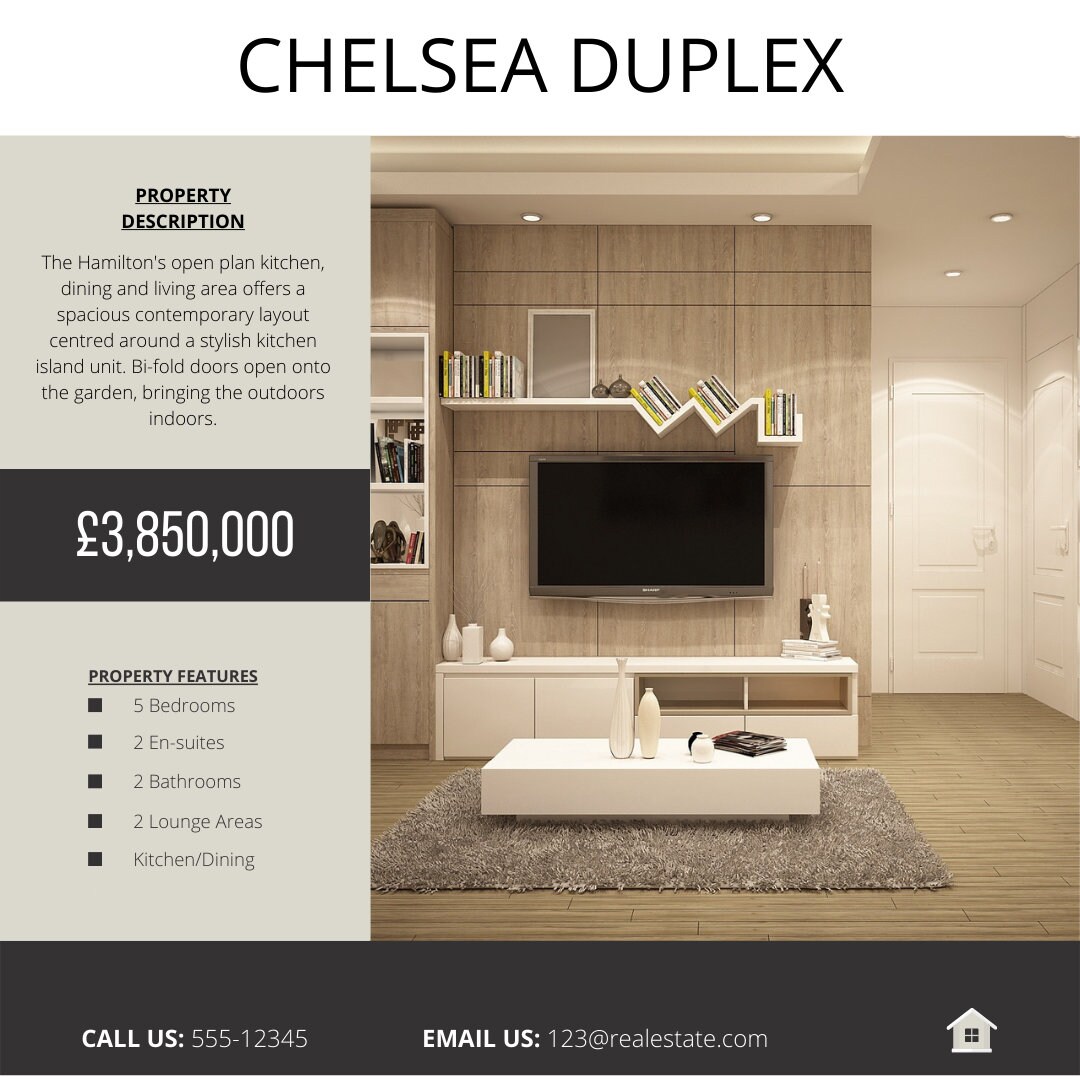 Real Estate Templates 20 Editable Real Estate Marketing - Etsy UK