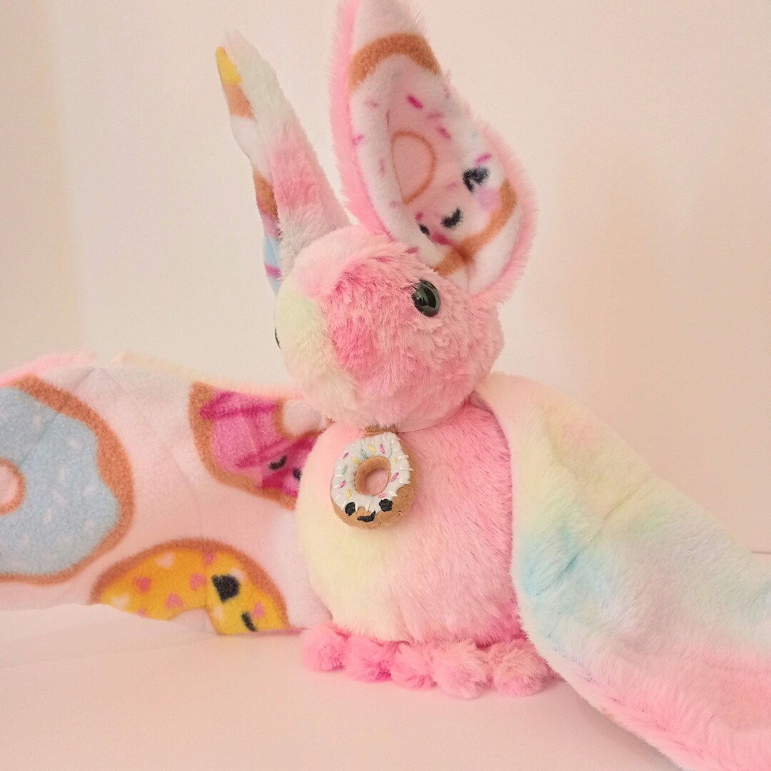 Large Donut Bat Plushie - Etsy
