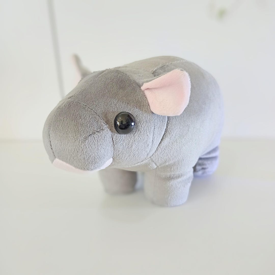Baby Pygmy Hippo Plushie - Handmade Plush, Stuffed Animal - Etsy Australia