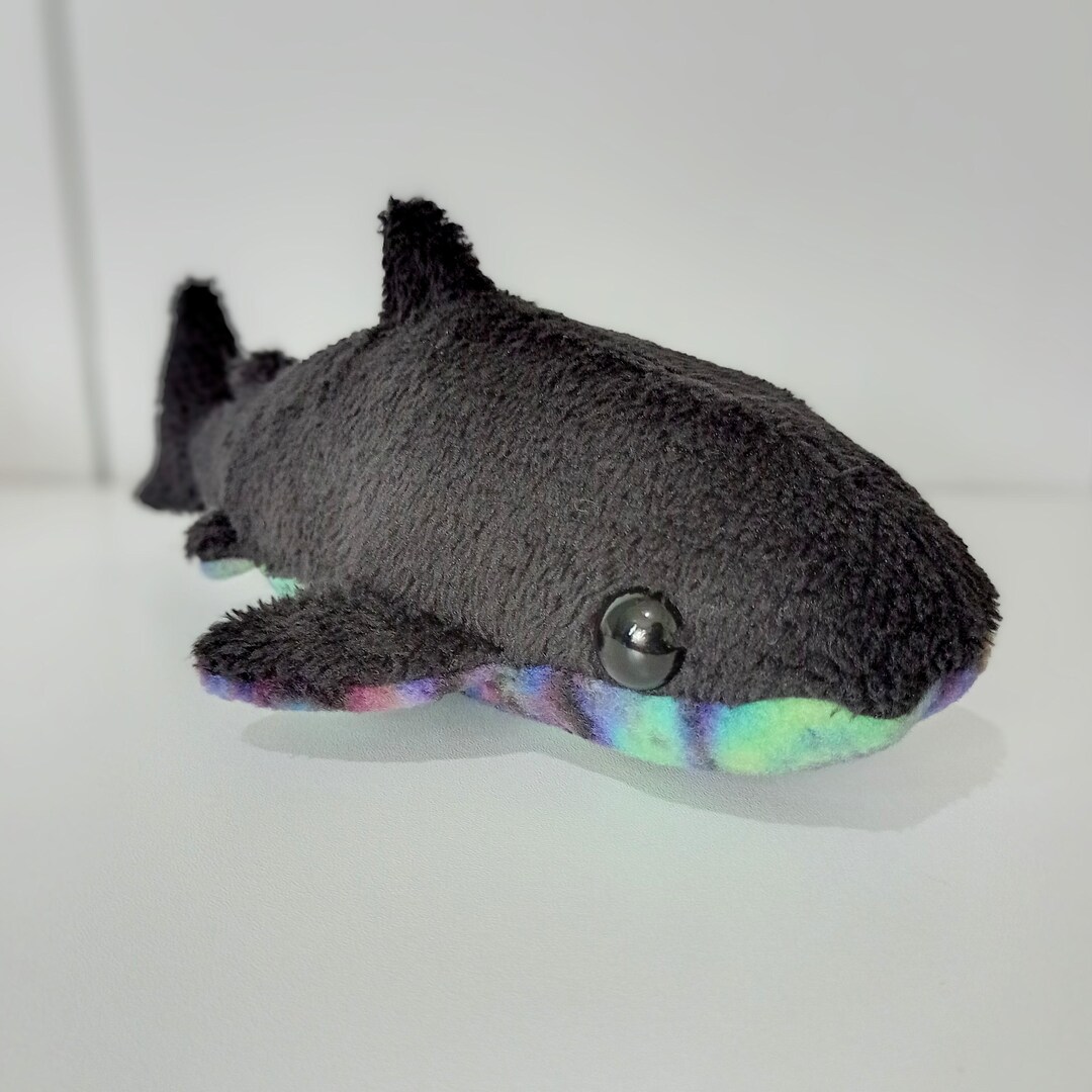 Black Paua Shell Whale Shark Plushie - Etsy
