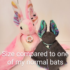Large Donut Bat Plushie - Etsy