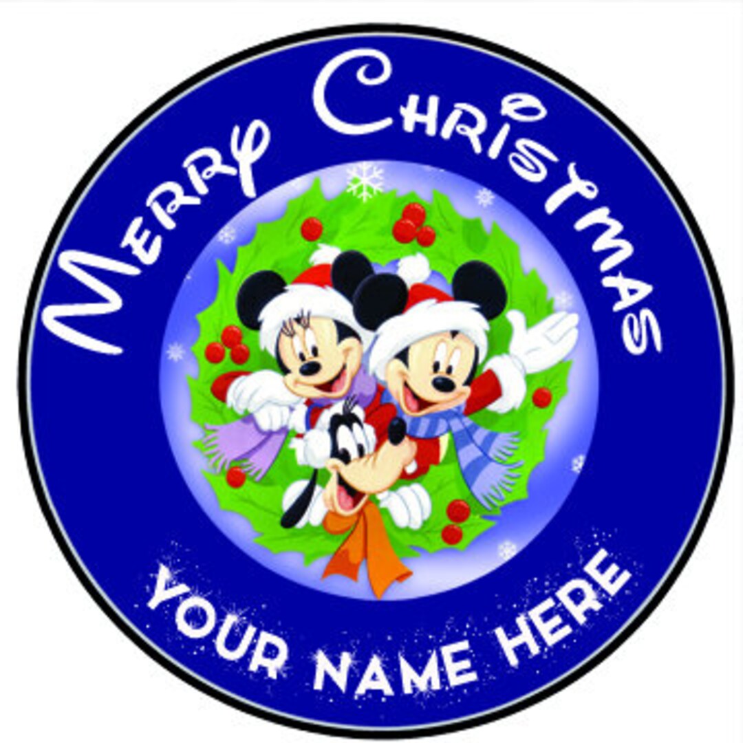 Merry Christmas Mickey & Minnie Camp Sign - Etsy