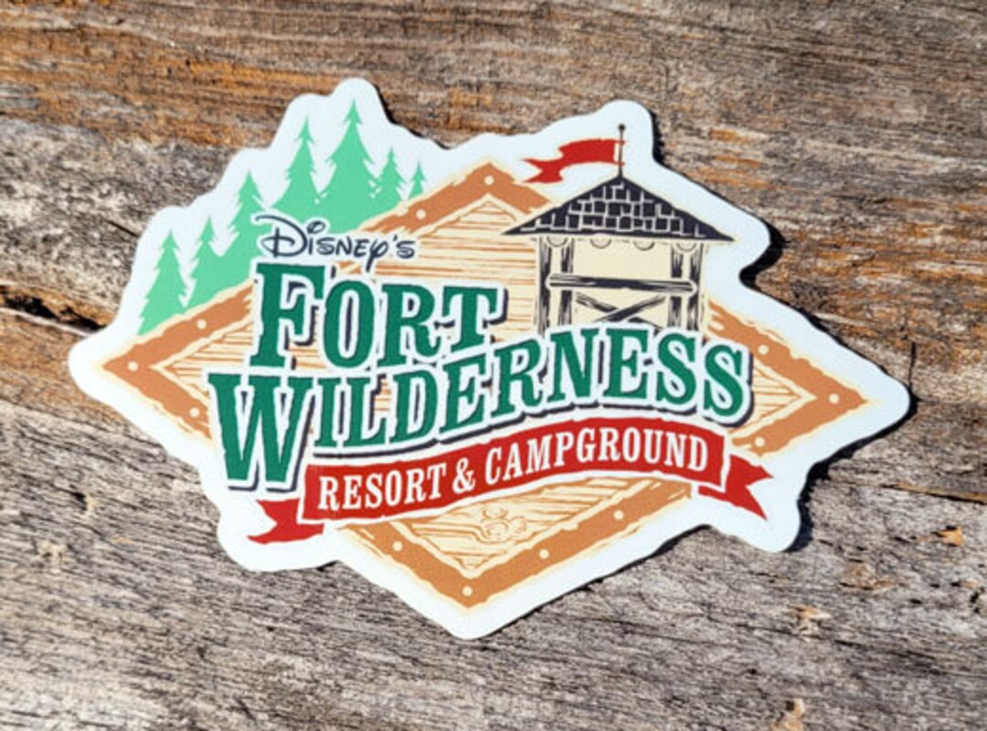 Newer Fort Wilderness Logo Sticker 4.35" X 3" - Etsy
