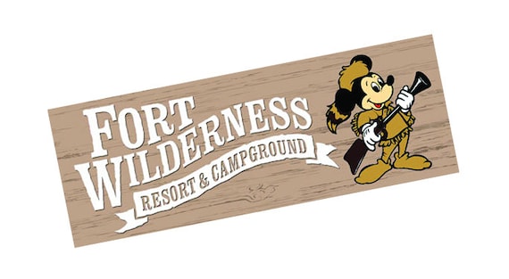 Fort Wilderness Musket Mickey Bumber Sticker Paper Paper & Party ...
