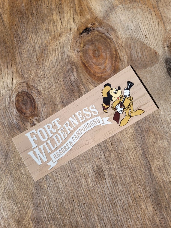 Fort Wilderness Musket Mickey Bumber Sticker Paper Paper & Party ...