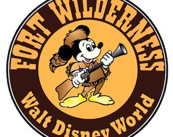 Fort Wilderness Musket Mickey Vinyl Decal - Etsy