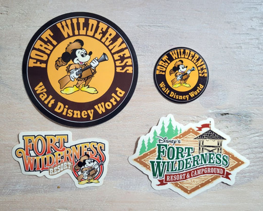 All Smaller Sticker Combo Pack, Fort Wilderness Musket Mickey - Etsy