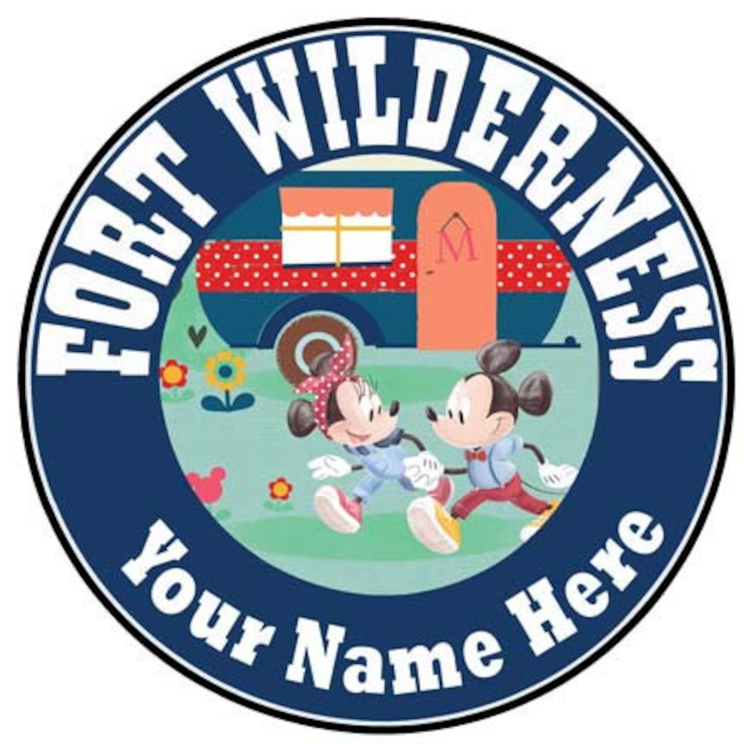 Camping Mickey and Minnie Sign - Etsy