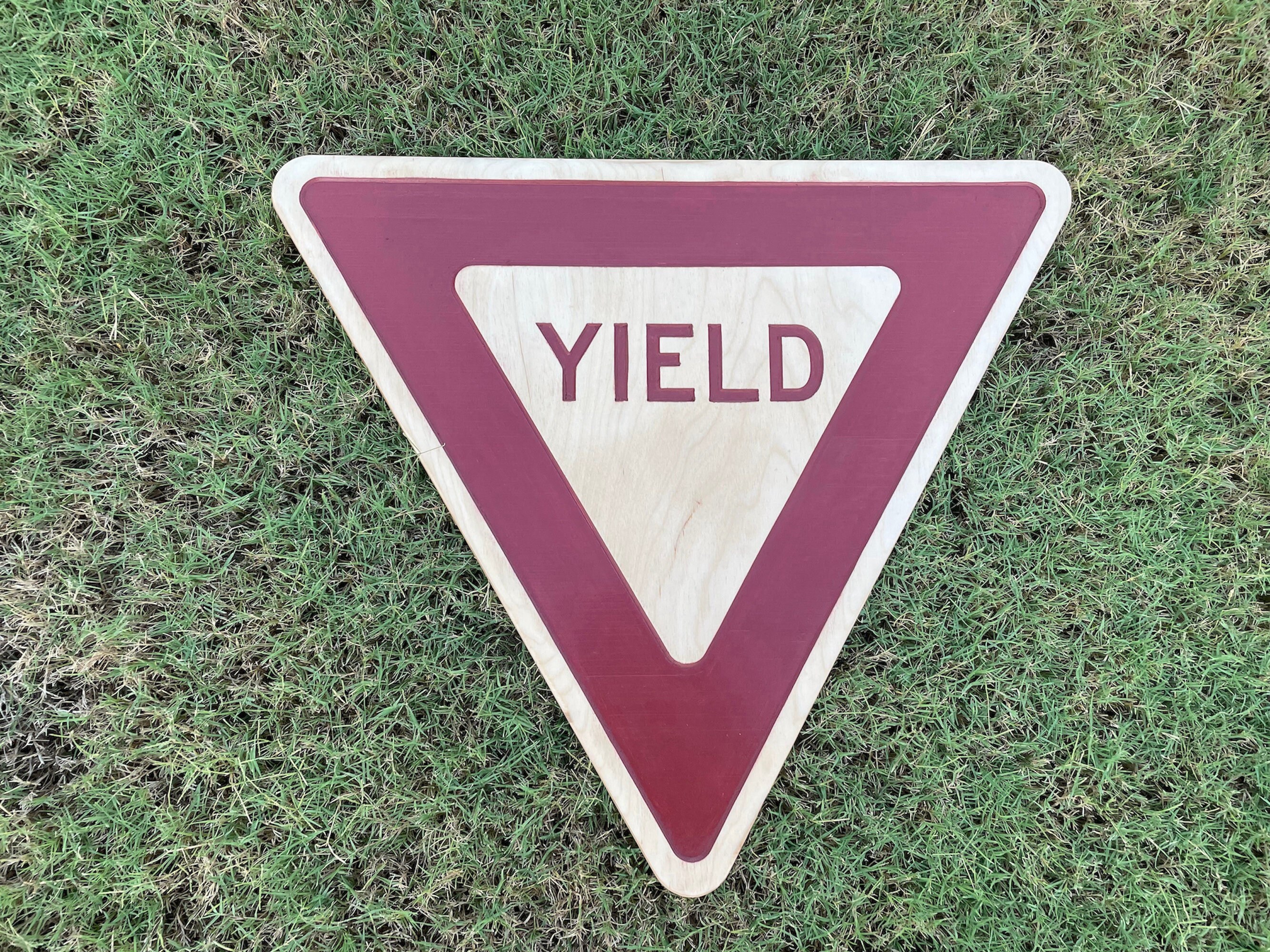 Yield Sign Template