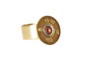 Shotgun Shell Ring - Etsy