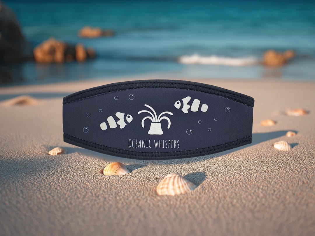 Scuba Dive Mask Strap Cover With Clown Fish Design / Water Sports ...