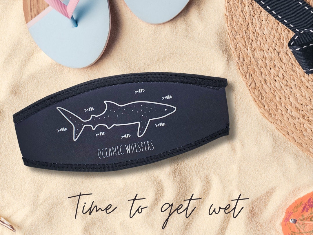 Scuba Dive Mask Strap Cover With Whale Shark Design / Water Sports ...