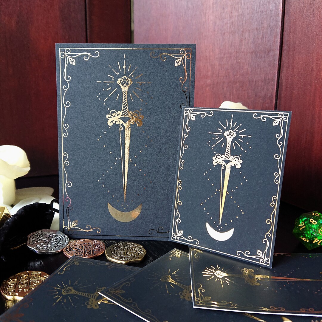 Blank Dnd Item Cards Ttrpg Accessory - Etsy